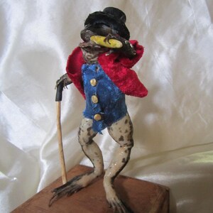 Taxidermy Frog Dandy Taxidermy Frog Curiosity Oditties - Etsy