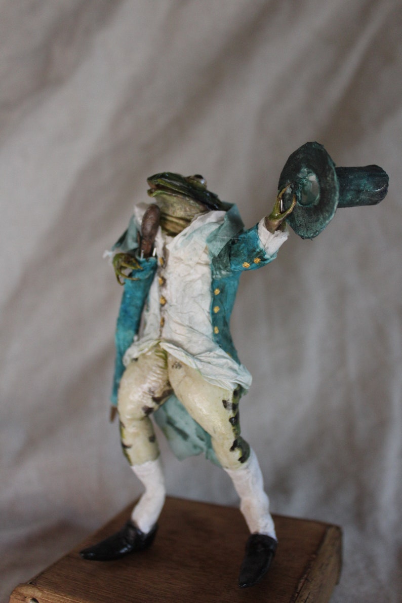 Taxidermy Frog Dandy Taxidermy Frog Curiosity Oditties - Etsy