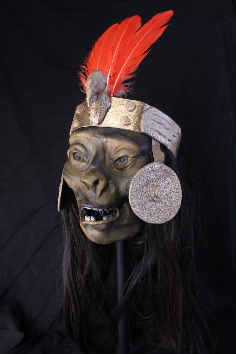 Taxidermy Replica Inca Mummy Head in Resin Sculpture Taxidermy - Etsy