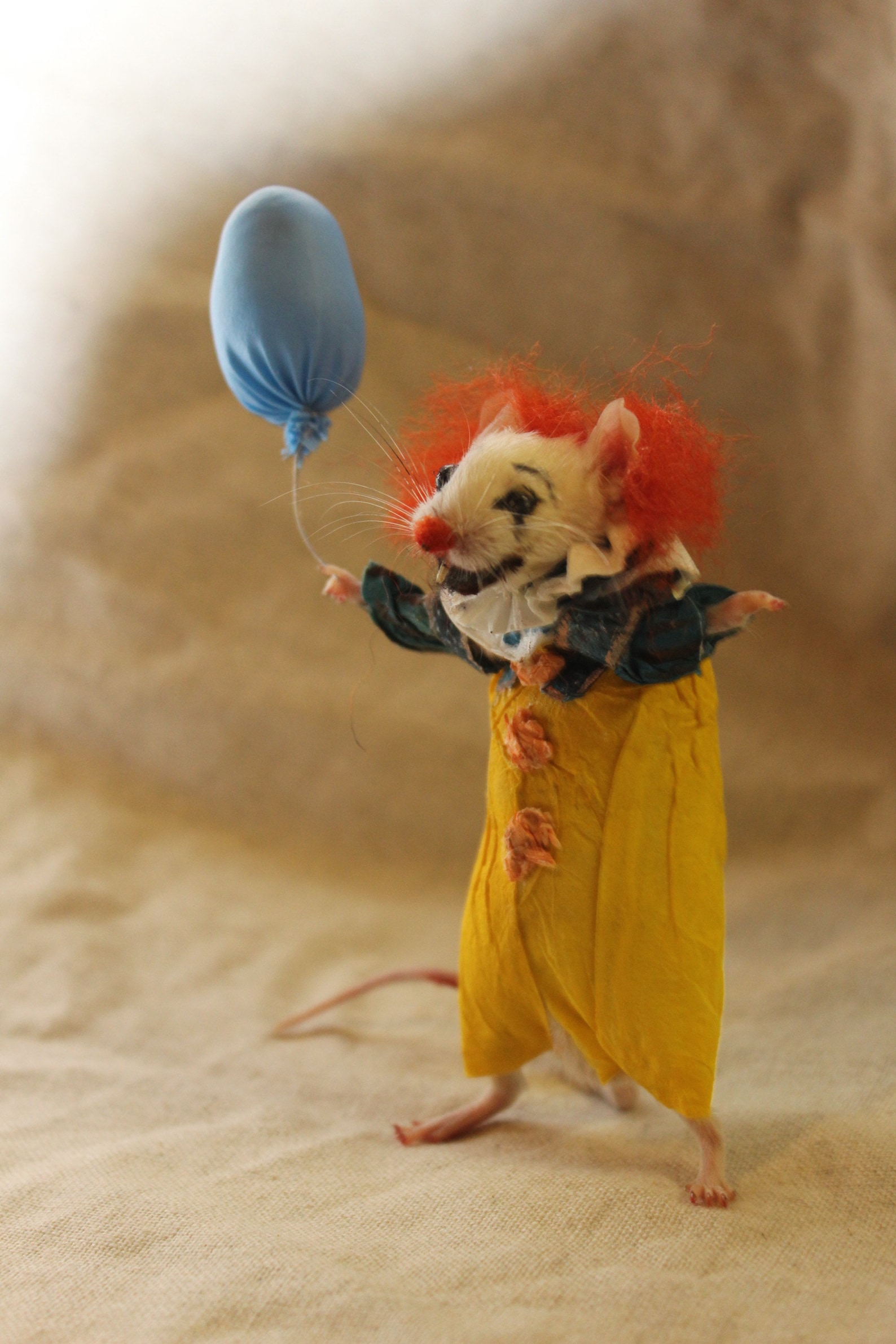 Taxidermy Rat Clown Mouse horror Taxidermy - Etsy