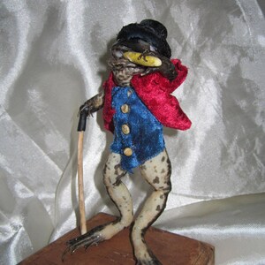 Taxidermy Frog Dandy Taxidermy Frog Curiosity Oditties - Etsy