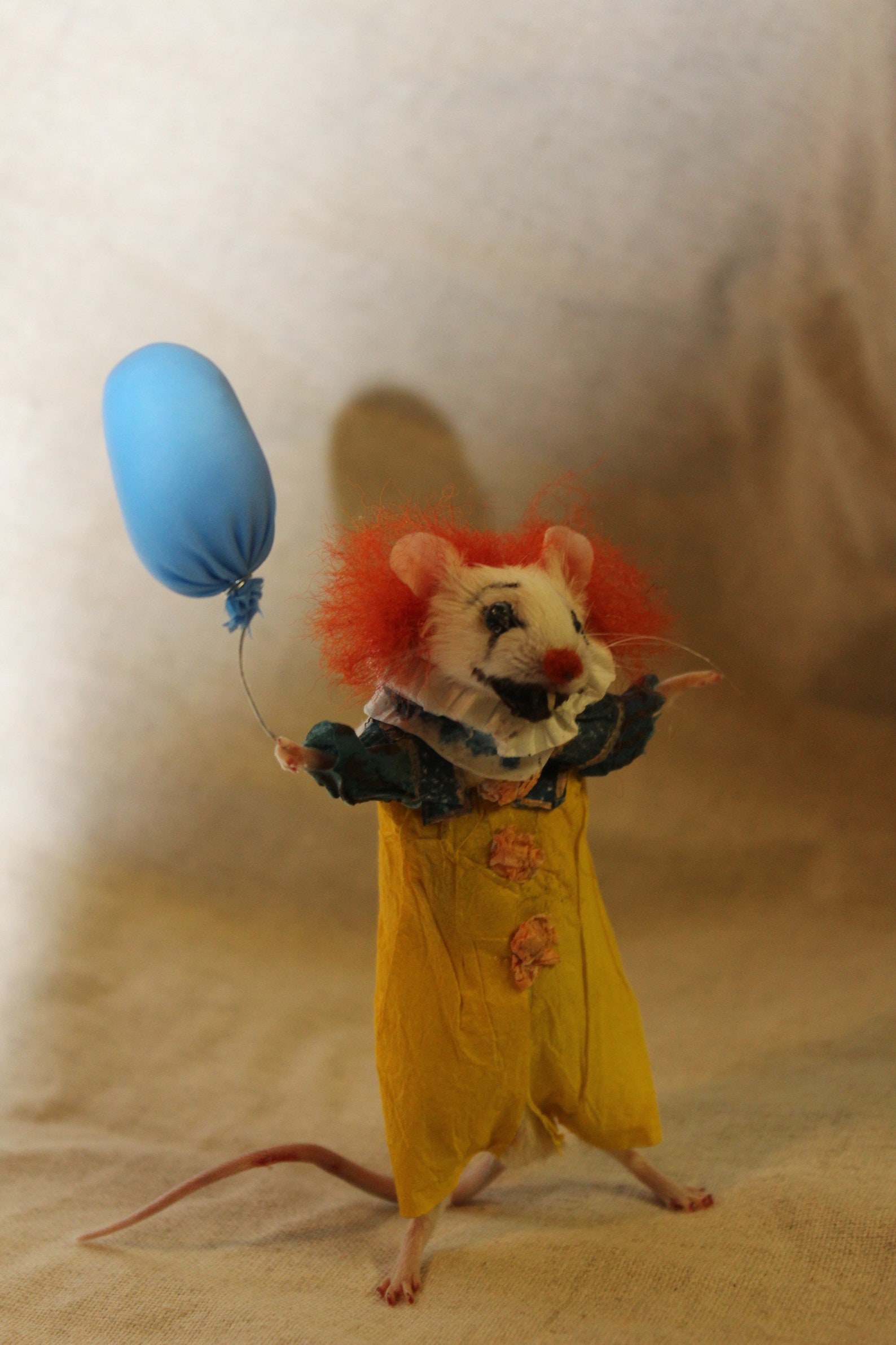 Taxidermy Rat Clown Mouse "horror" Taxidermy Rat Anthropomorphic Curiosity Oditties - Etsy