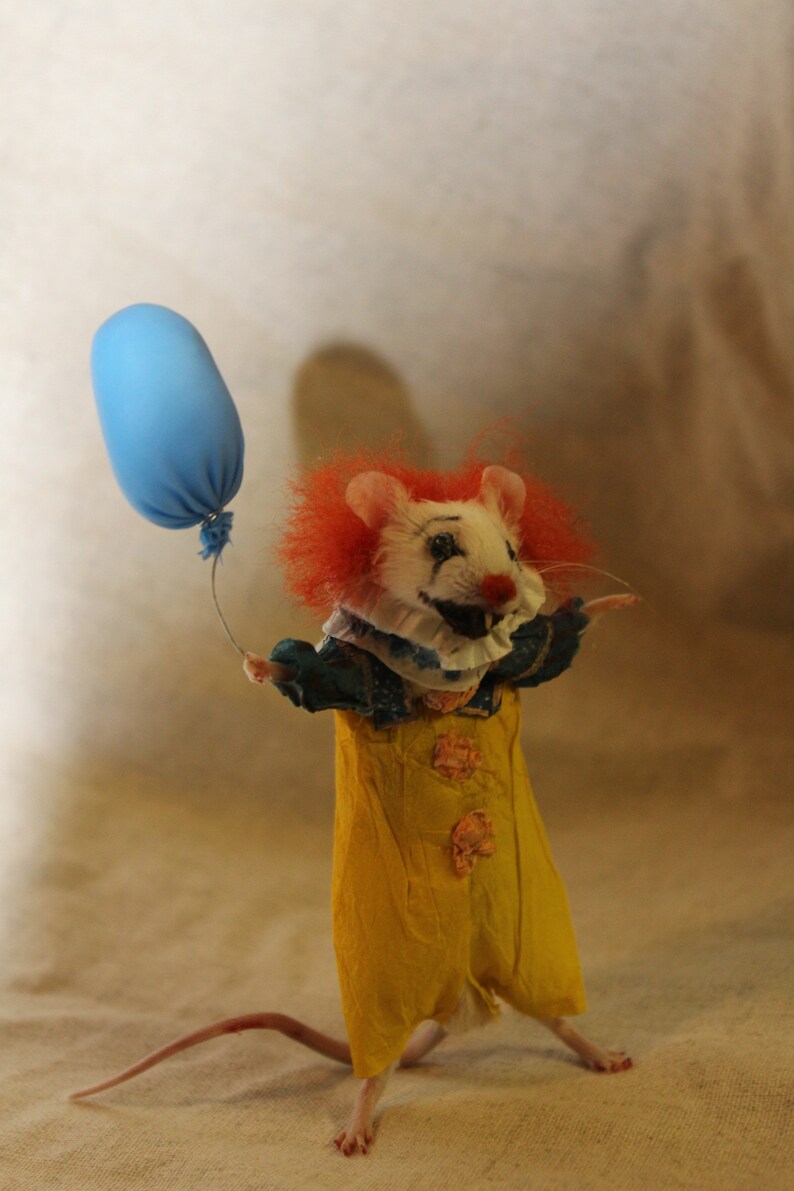Taxidermy Rat Clown Mouse horror Taxidermy - Etsy
