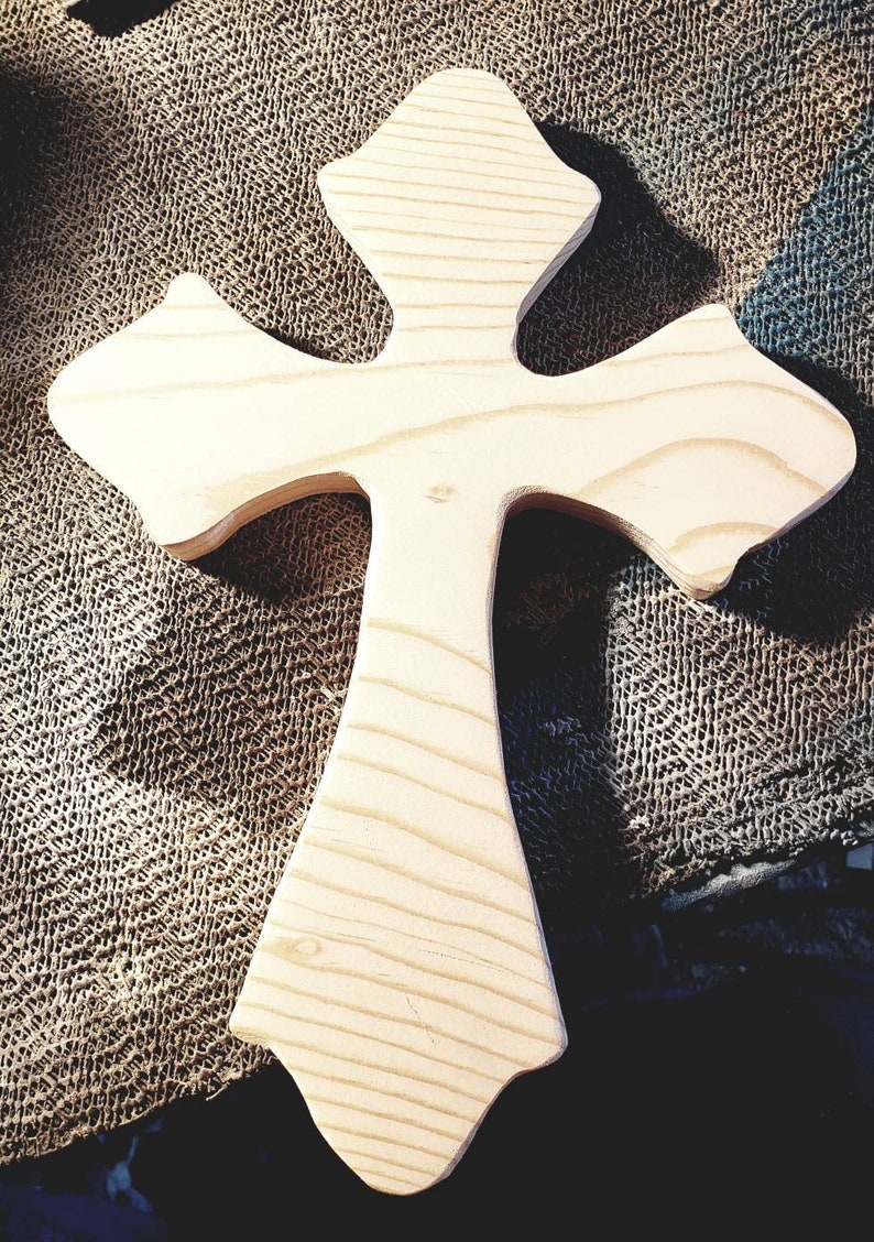 Wood Wall Cross Crosses Unfinished Crosses Wall Decor | Etsy