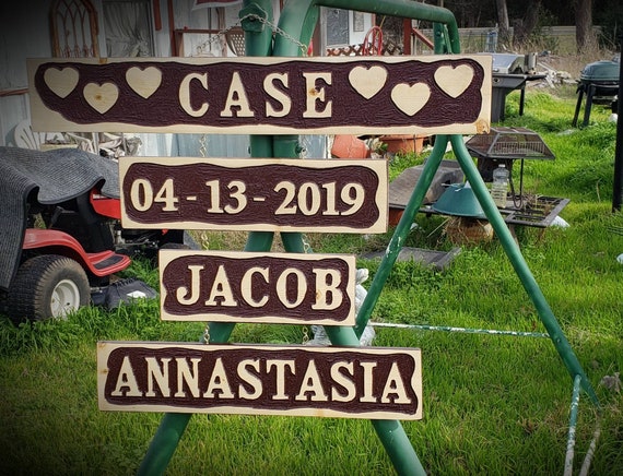 Personalized Gift Home Decor Patio Sign Newlywed Gift | Etsy