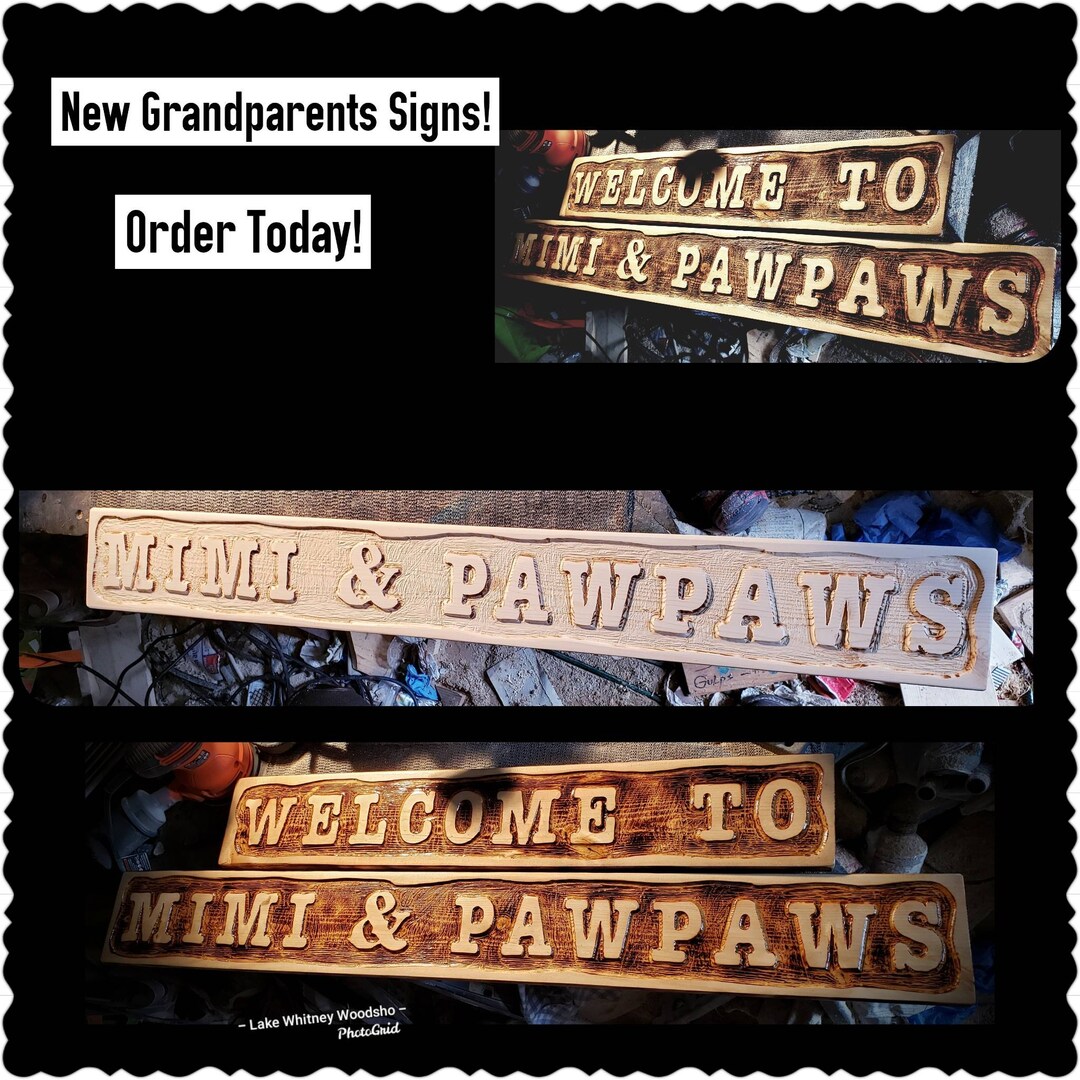 Mimi Sign | Wood Sign | Custom Wood Sign | Personalized Sign | Spring ...