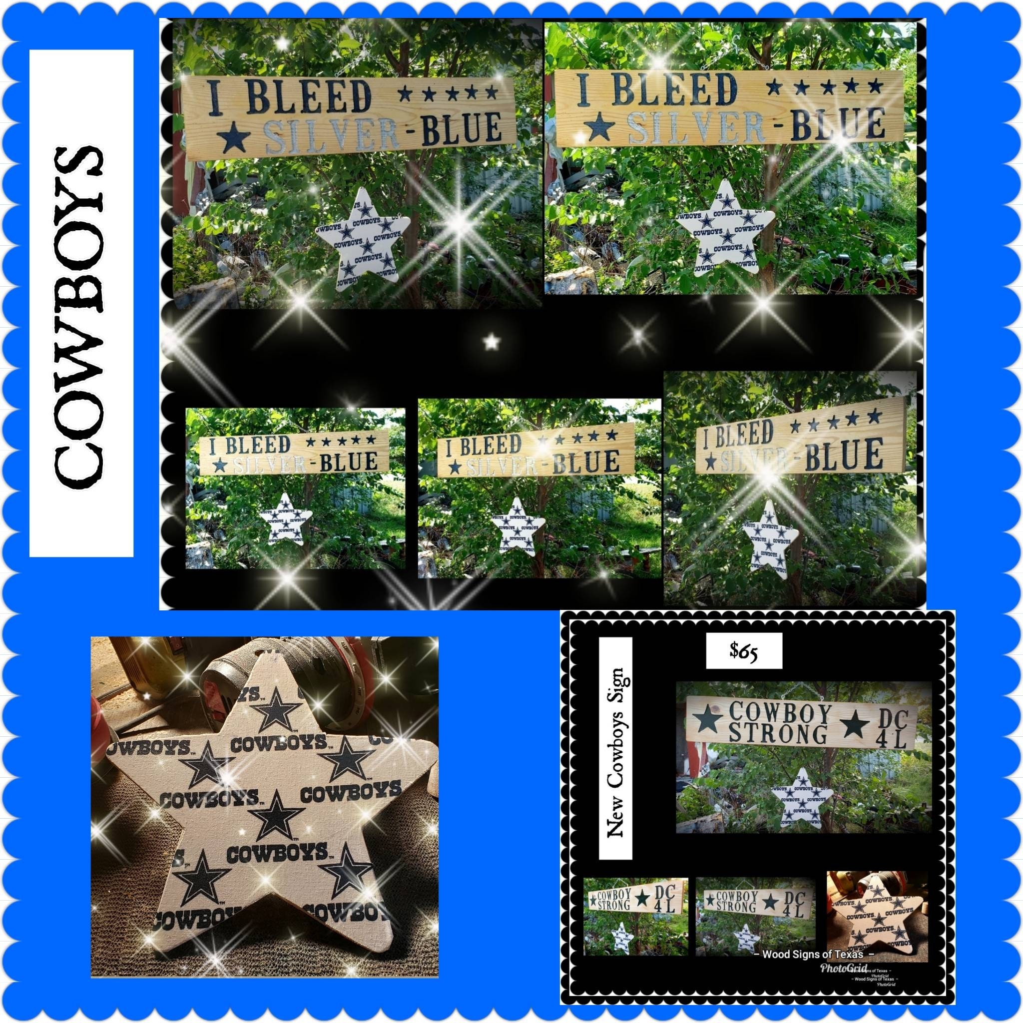 Cowboys Wood Sign Sign Dallas Cowboys Custom Sign | Etsy