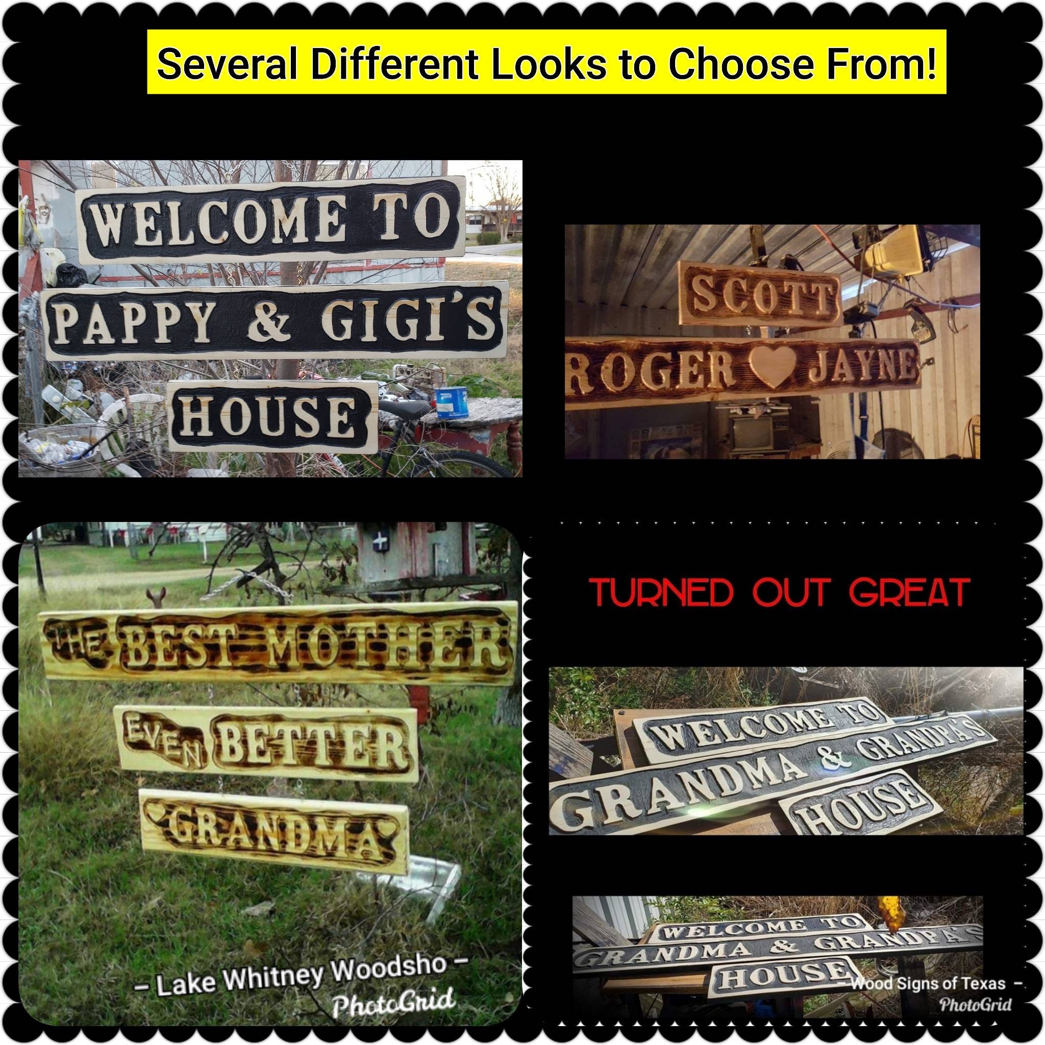 Grandparents Signs | Hand Carved Signs | Wood Signs | Personalized ...