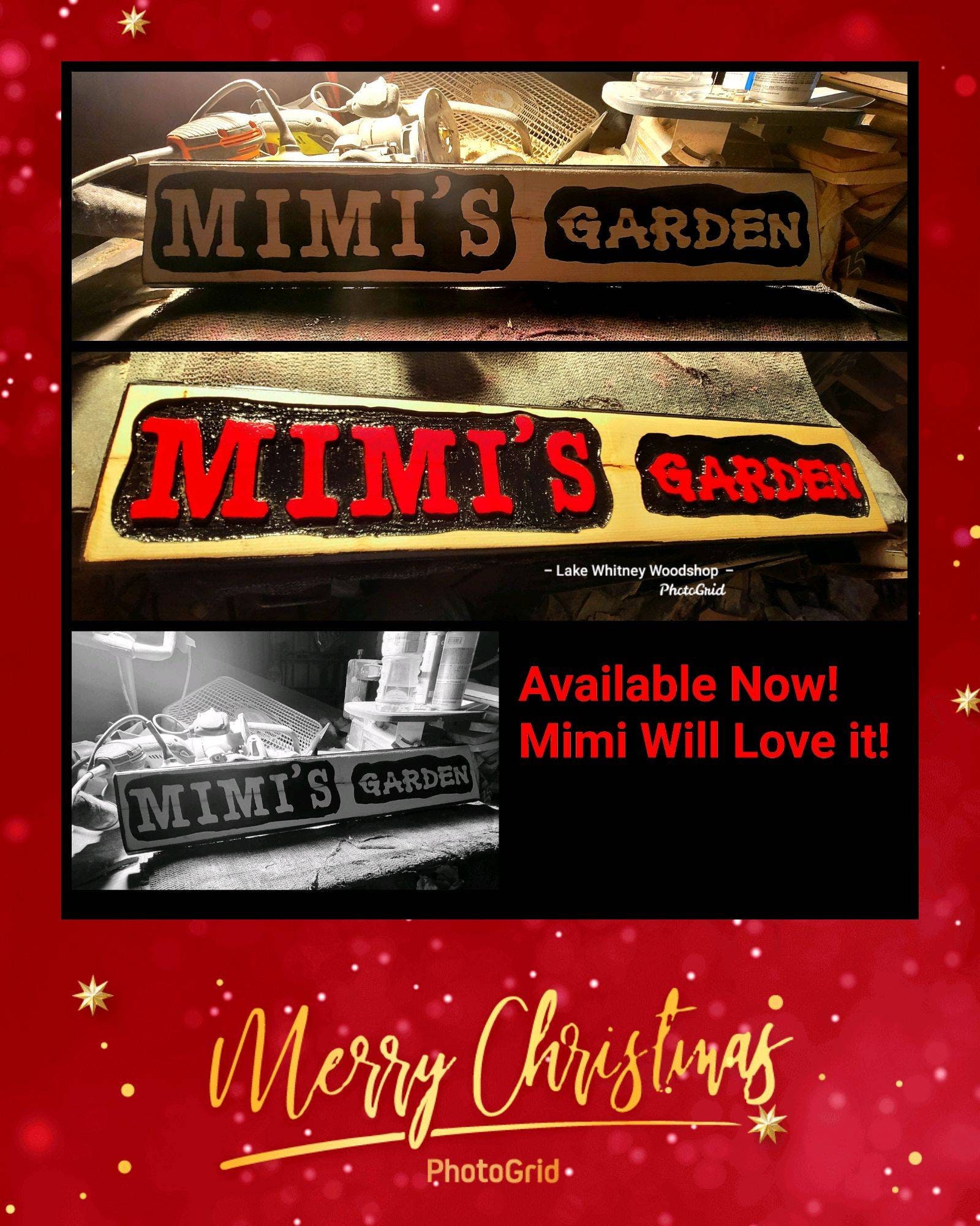 Country Decor Personalized Gift Mimi Nana Wood Signs | Etsy