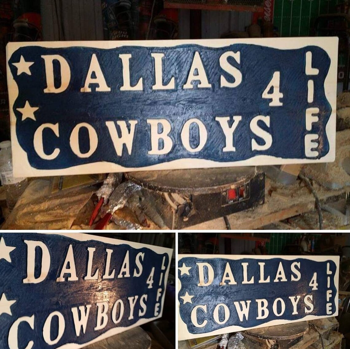 Dallas Cowboys Custom Wall Signs Personalized Gift Dallas | Etsy