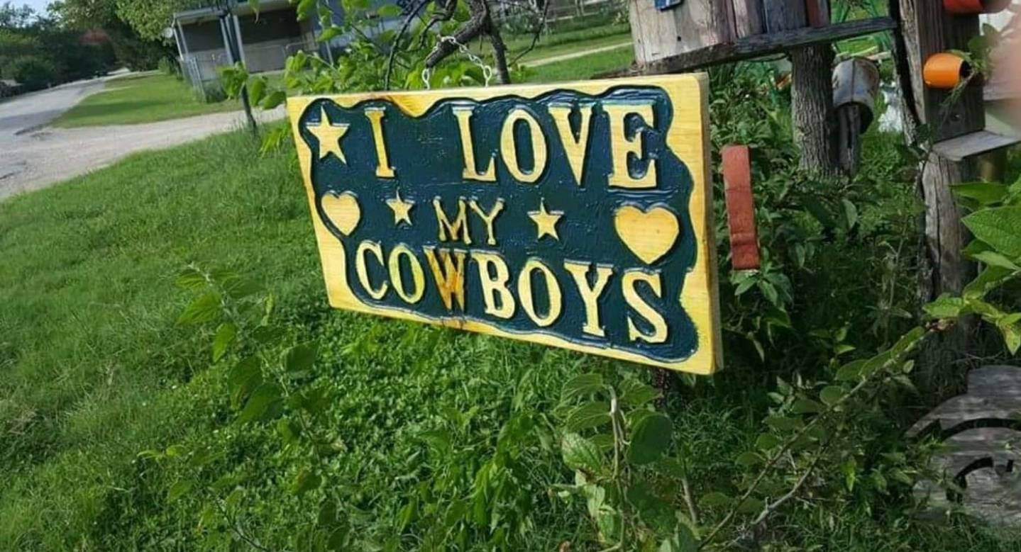 Dallas Cowboys Custom Wall Signs Personalized Gift Dallas | Etsy