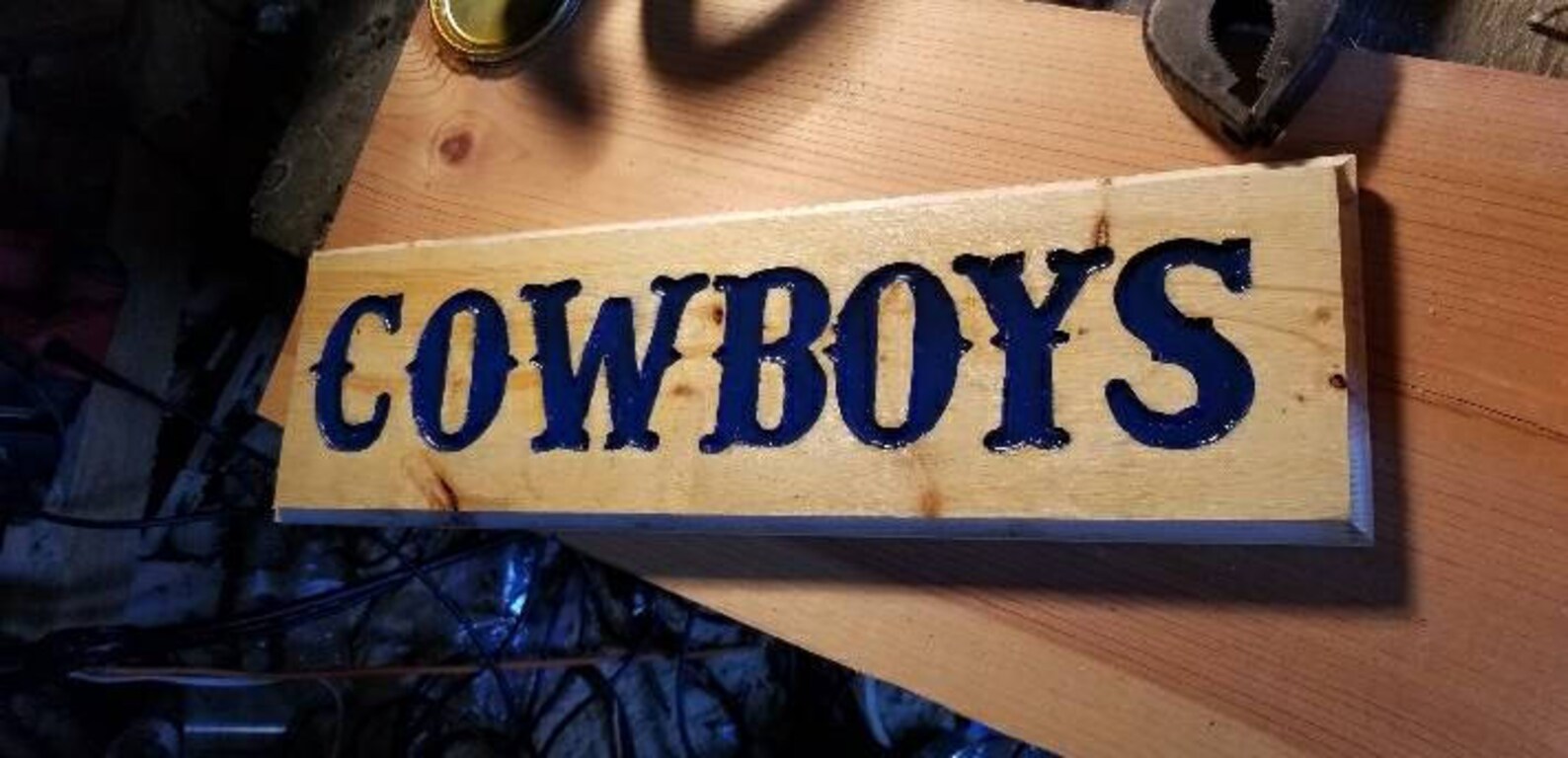 Cowboys Wood Sign Sign Dallas Cowboys Custom Sign | Etsy