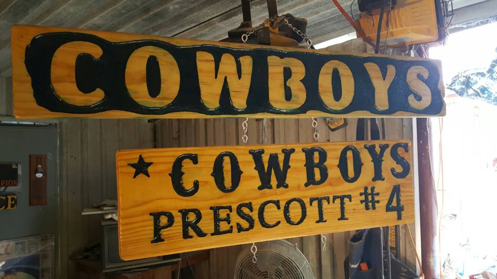 Dallas Cowboys Custom Wall Signs Personalized Gift Dallas | Etsy