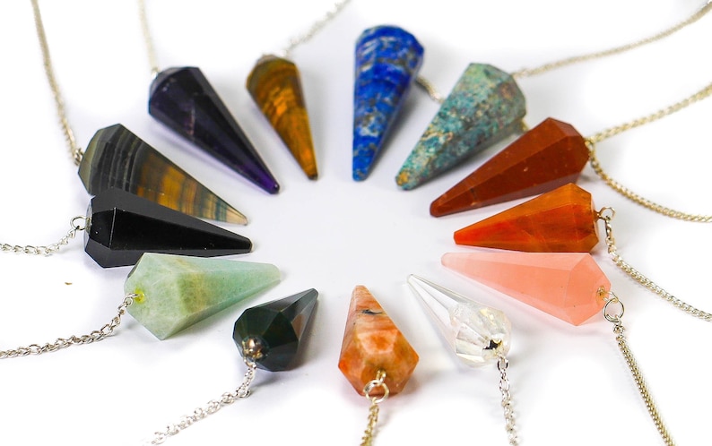 Crystal Pendulum: Authentic Gemstone Dowsing Tool - Etsy