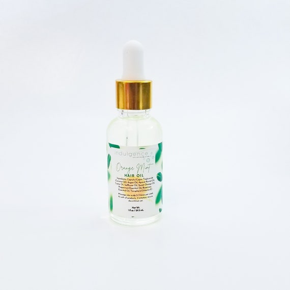 Orange Mint Hair Oil Supports Growth and Healthy Hair New - Etsy