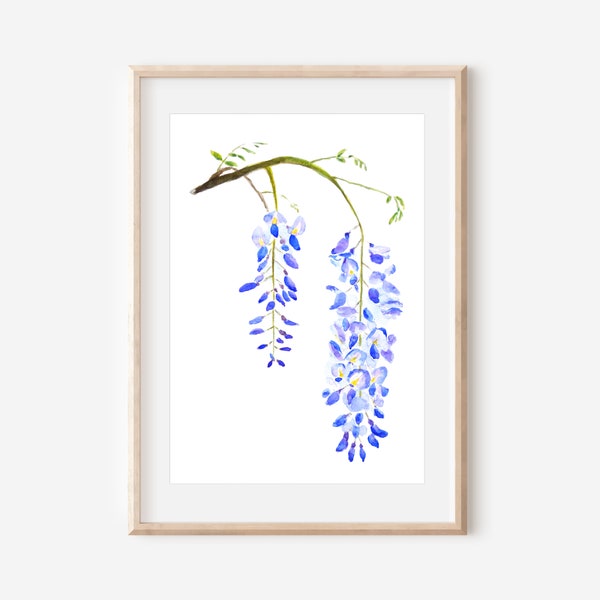 Wisteria Watercolor - Etsy