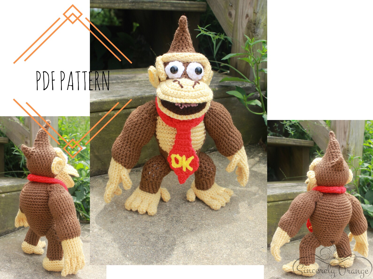 PATTERN: Donkey Kong Amigurumi - Etsy Australia