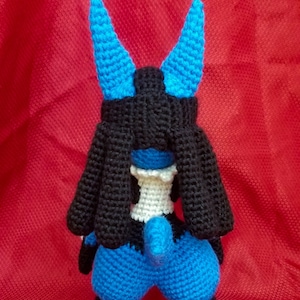 PATTERN: Lucario Pokémon Amigurumi - Etsy
