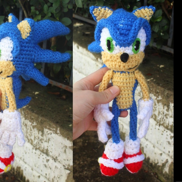Knuckles Sonic the Hedgehog Crochet - Etsy