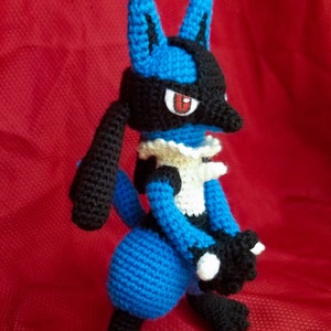 PATTERN: Lucario Pokémon Amigurumi - Etsy