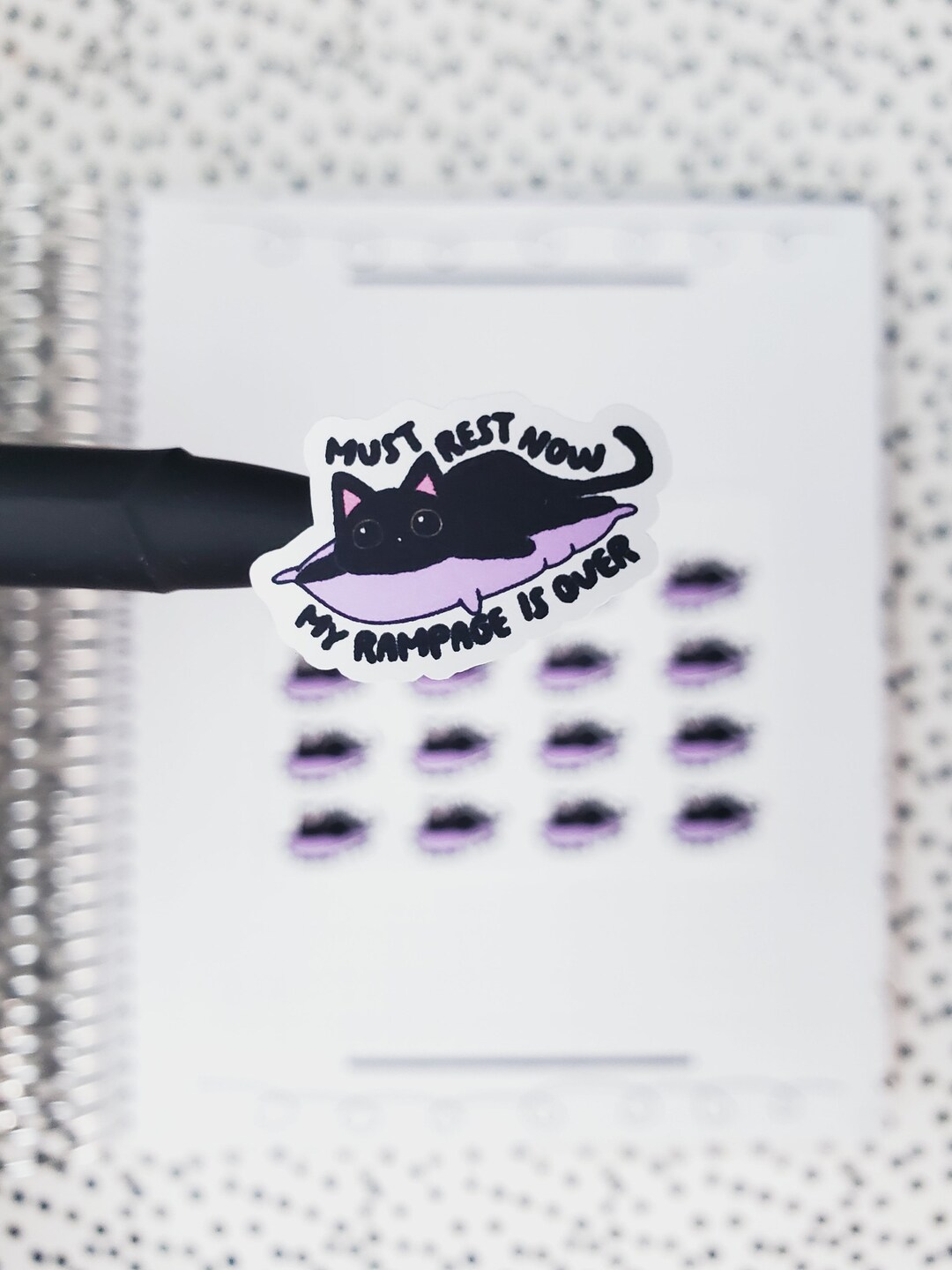 Must Rest Rampage Over... Deco Stickers - Etsy