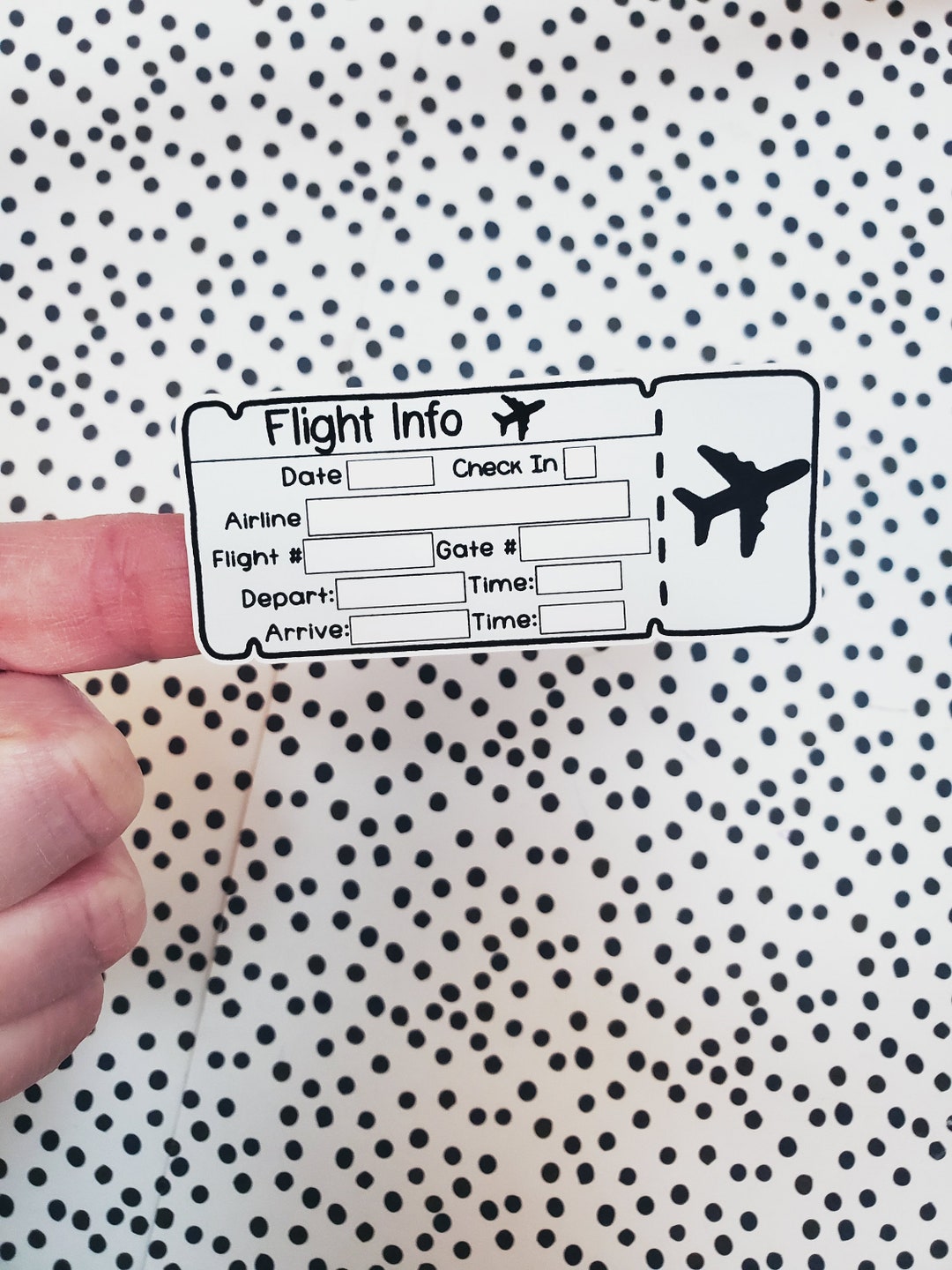 Flight Info Ticket Trackers - Etsy