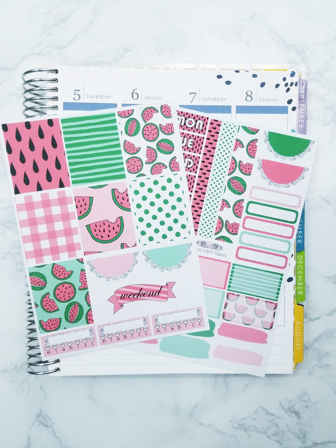 This Summer Watermelon Weekly Kit - Etsy