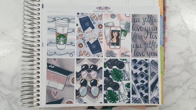 The Planner Fashionista Weekly Kit | Etsy