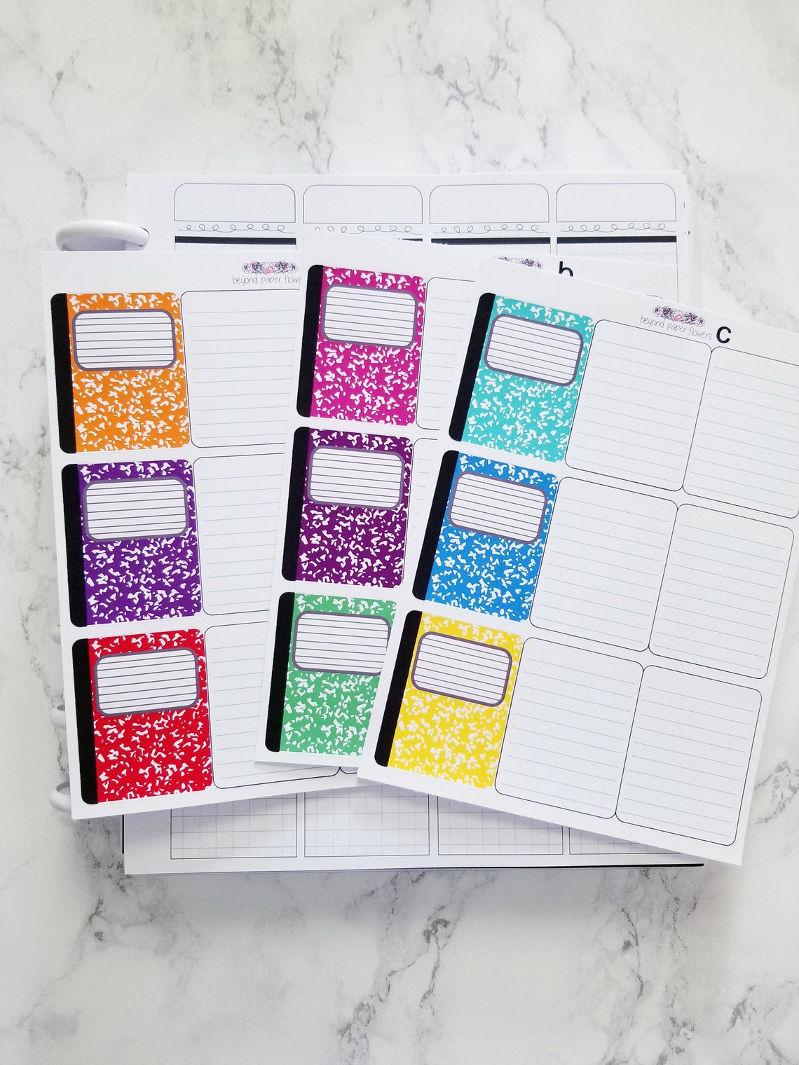 Bright Composition Foldable Stickers - Etsy