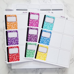 Bright Composition Foldable Stickers - Etsy