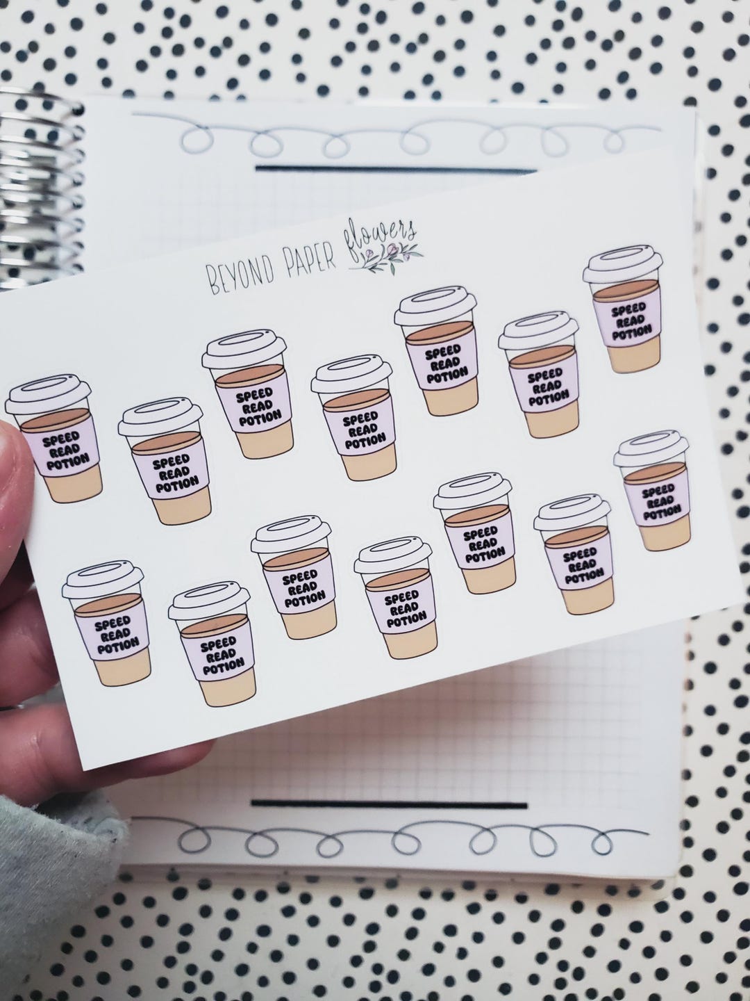 Speed Read Potion Sticker Sheet - Etsy