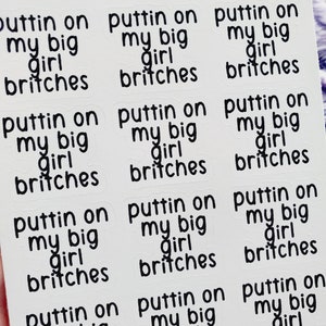 Big Girl Britches Snark Sheet - Etsy