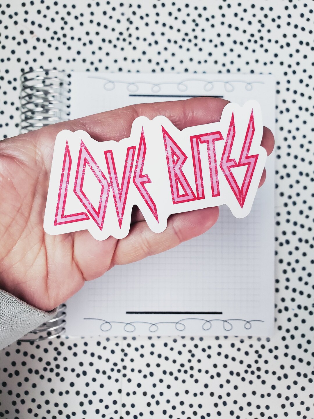 Love Bites Vinyl Stickers - Etsy
