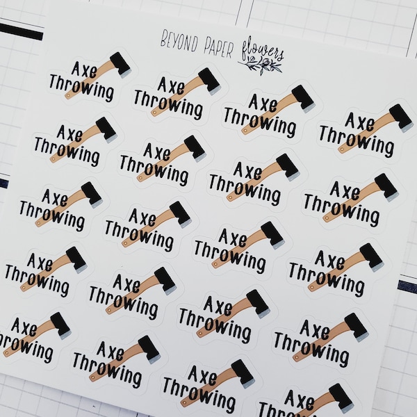 Axe Stickers - Etsy