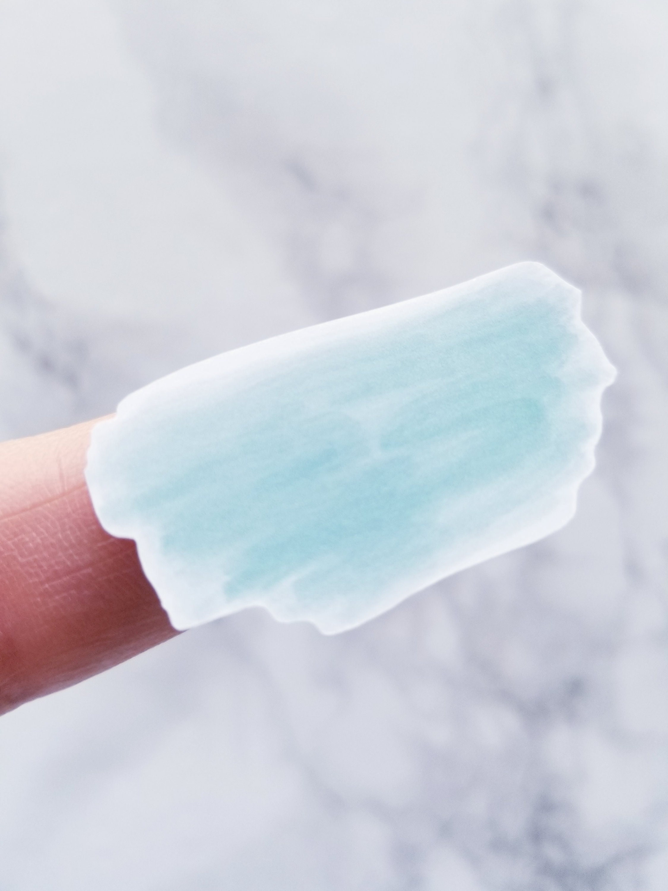 Soft THICC Watercolor Brushstroke Stickers - Etsy