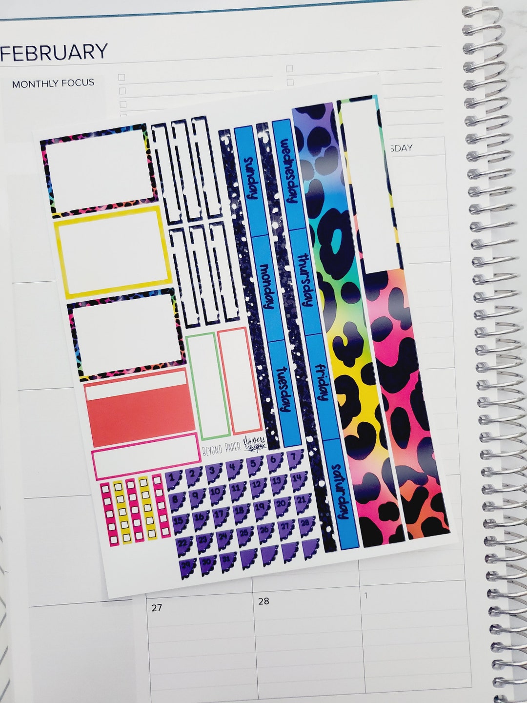 Amplify Planner Lisa Love Monthly Kit - Etsy