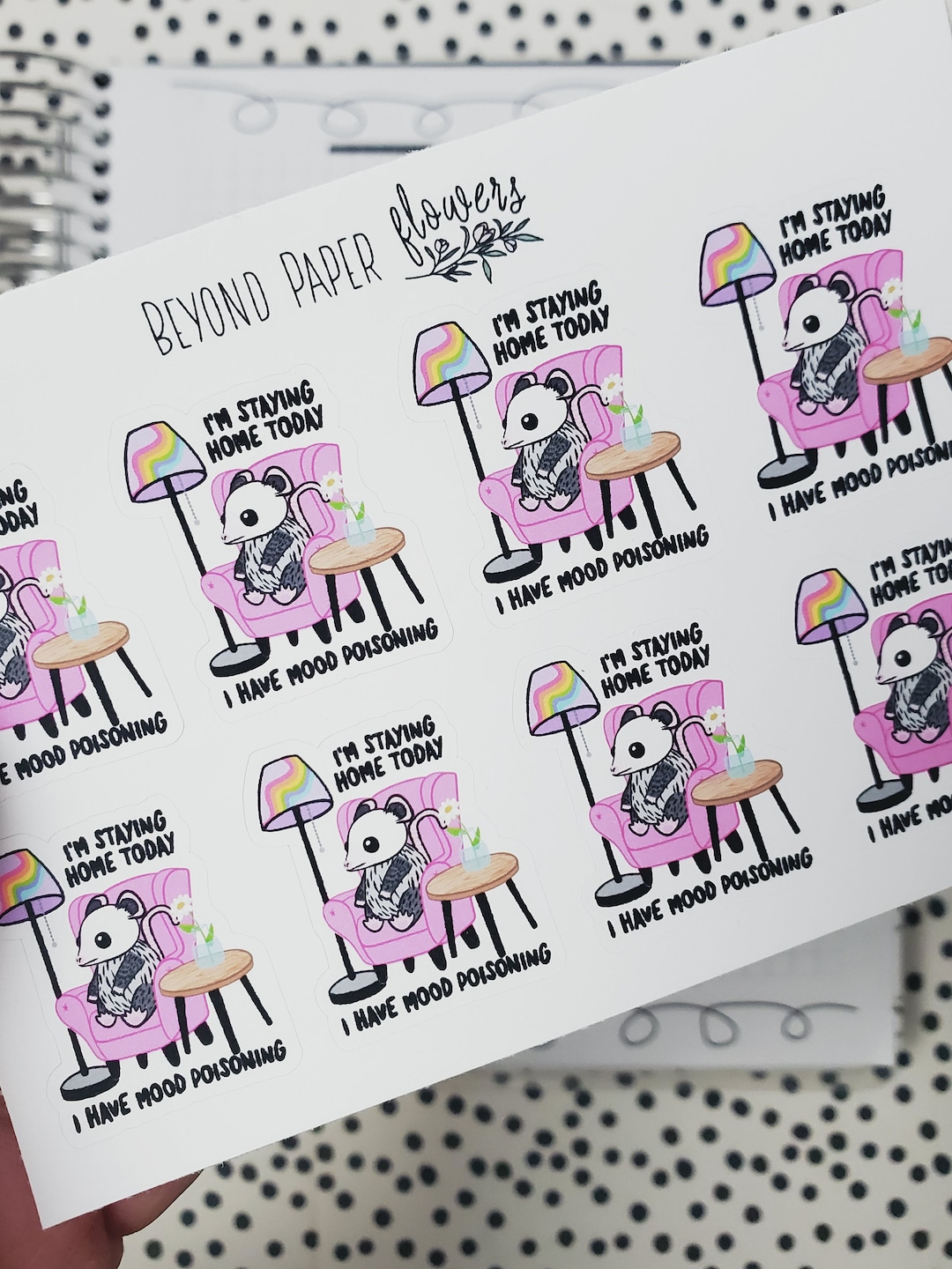 I Have Mood Poisoning Deco Sheet - Etsy