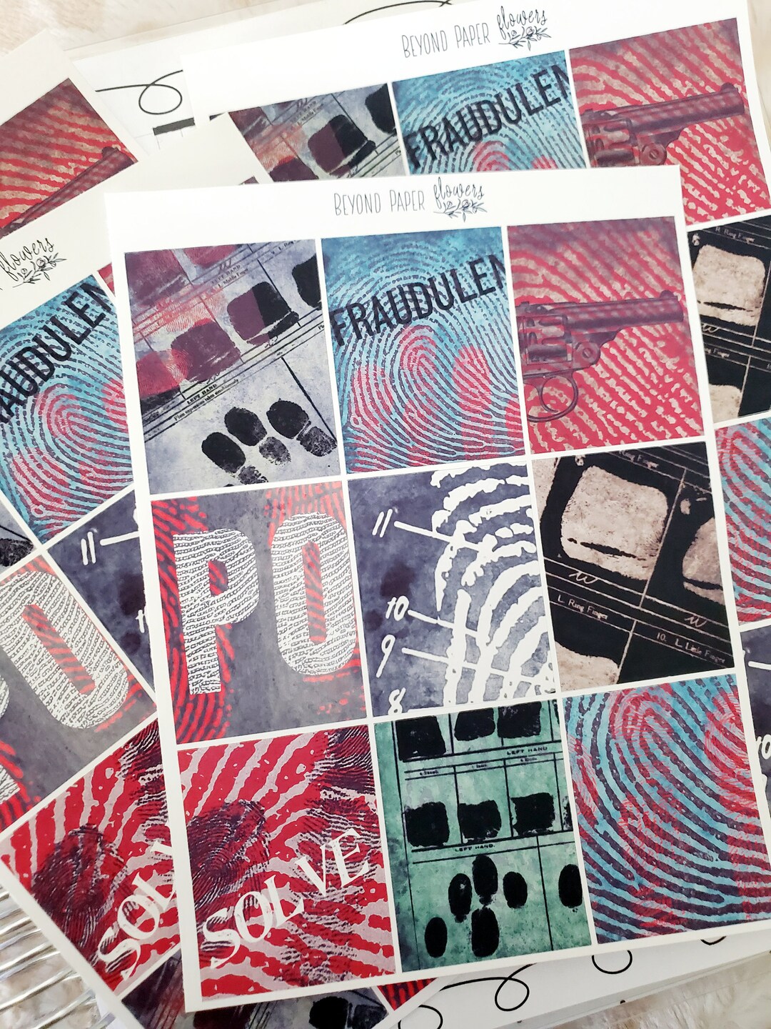 True Crime Fraud Full Box Stickers - Etsy