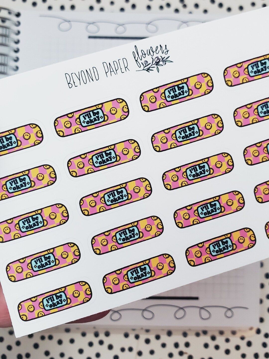 I'll Be Ok Deco Stickers - Etsy