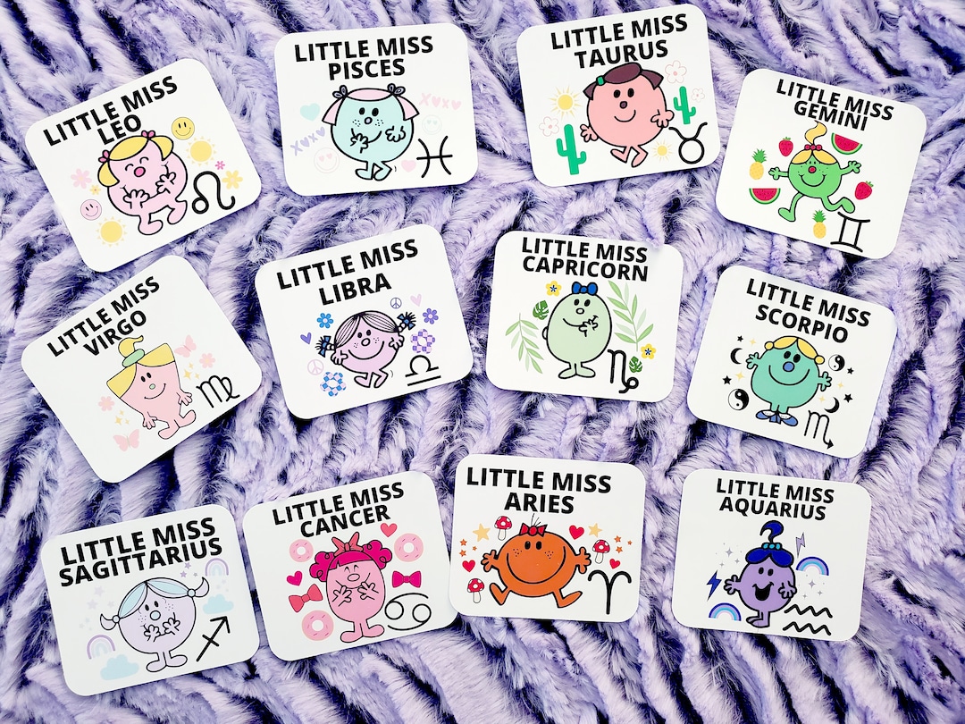 LM Horoscope Matte Vinyl Stickers - Etsy