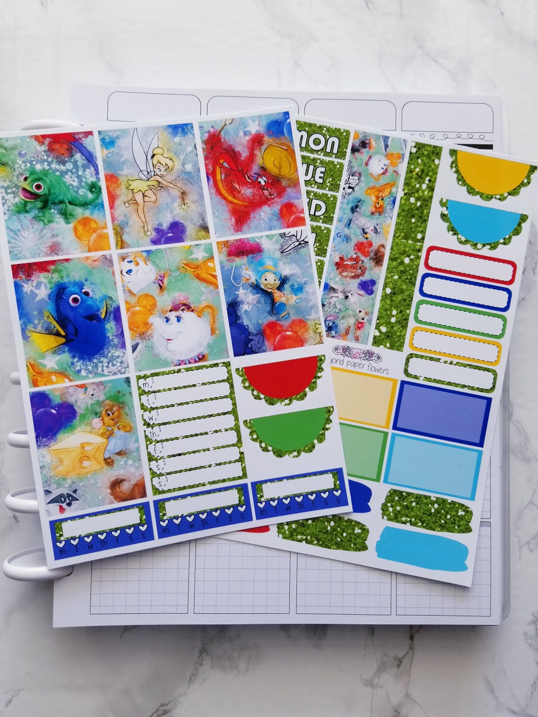 Watercolor Sidekicks Weekly Kit - Etsy