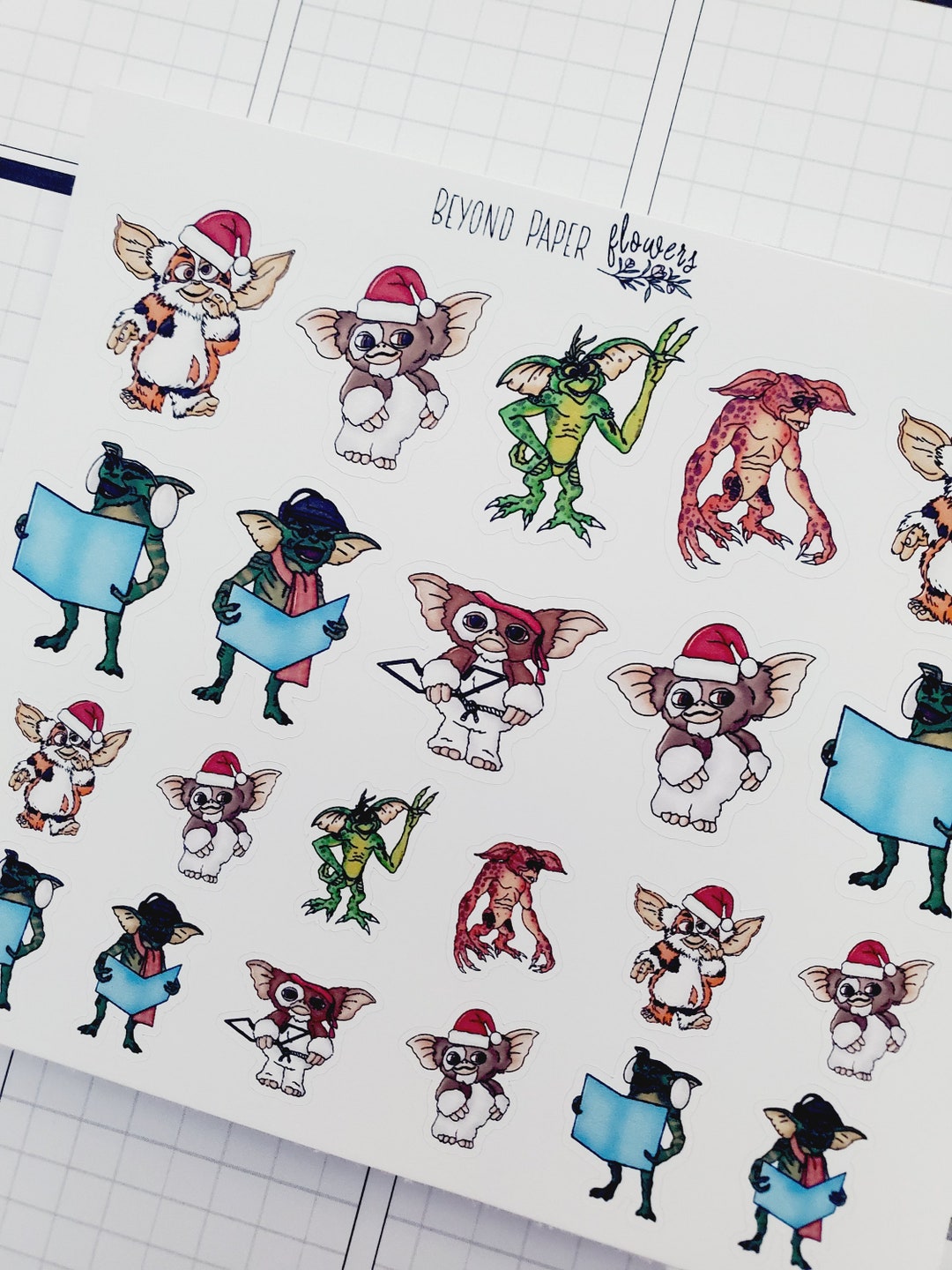 Gizzy Christmas Deco Sheet - Etsy