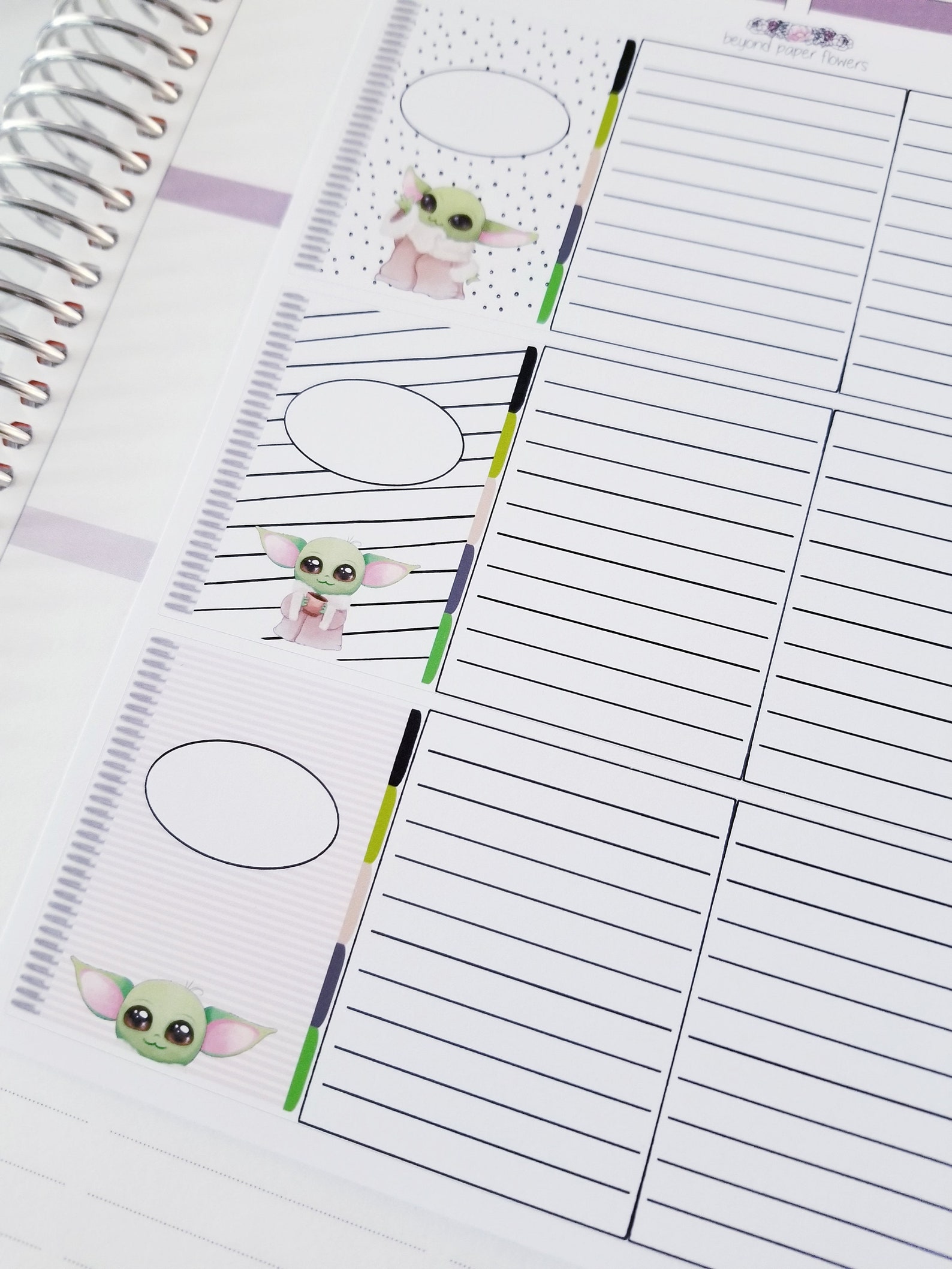 Cute Green Baby Foldable Stickers - Etsy