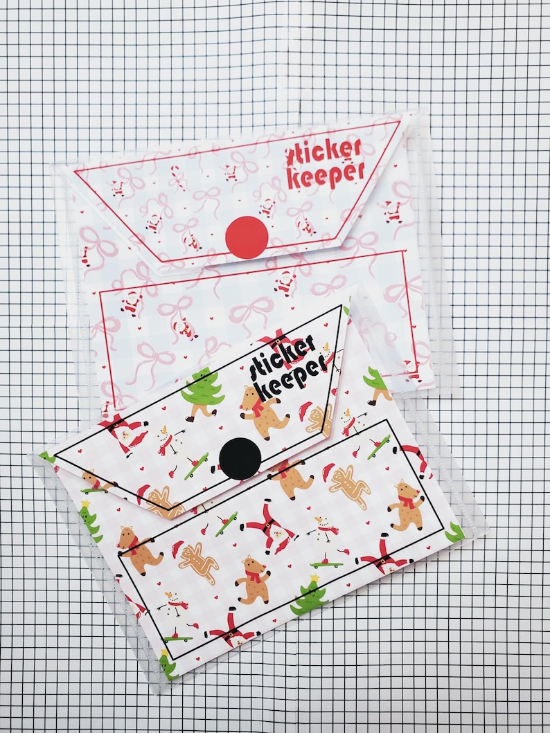 Nostalgic Christmas Sticker Keeper 5x7 Pockets - Etsy