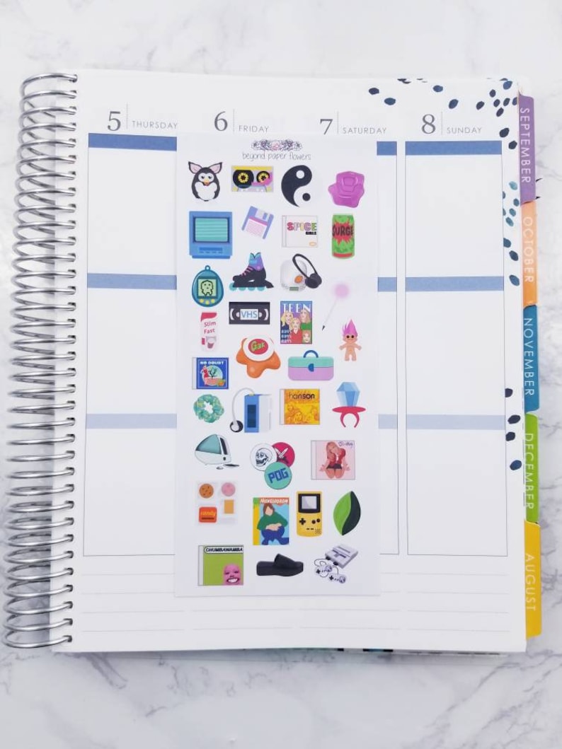 I Love the 90's Deco Sheet | Etsy