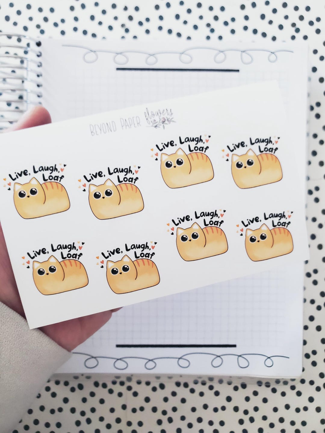 Live. Laugh. Loaf... Deco Stickers - Etsy