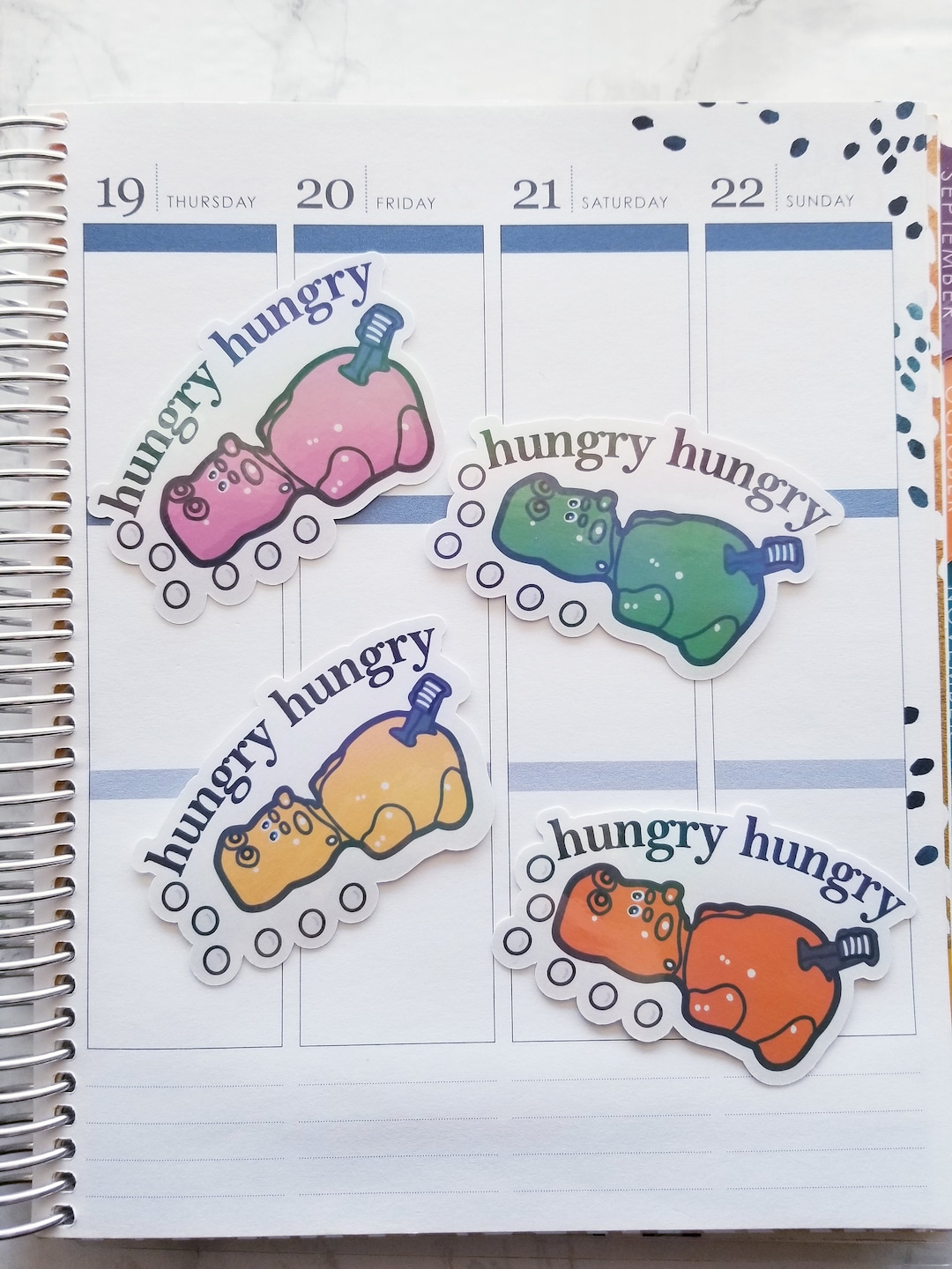 Hungry Hungry Sticker Die Cut - Etsy