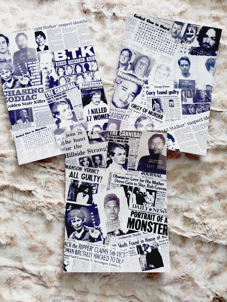 Large Magazine Clippings Sticker Sheets - Etsy