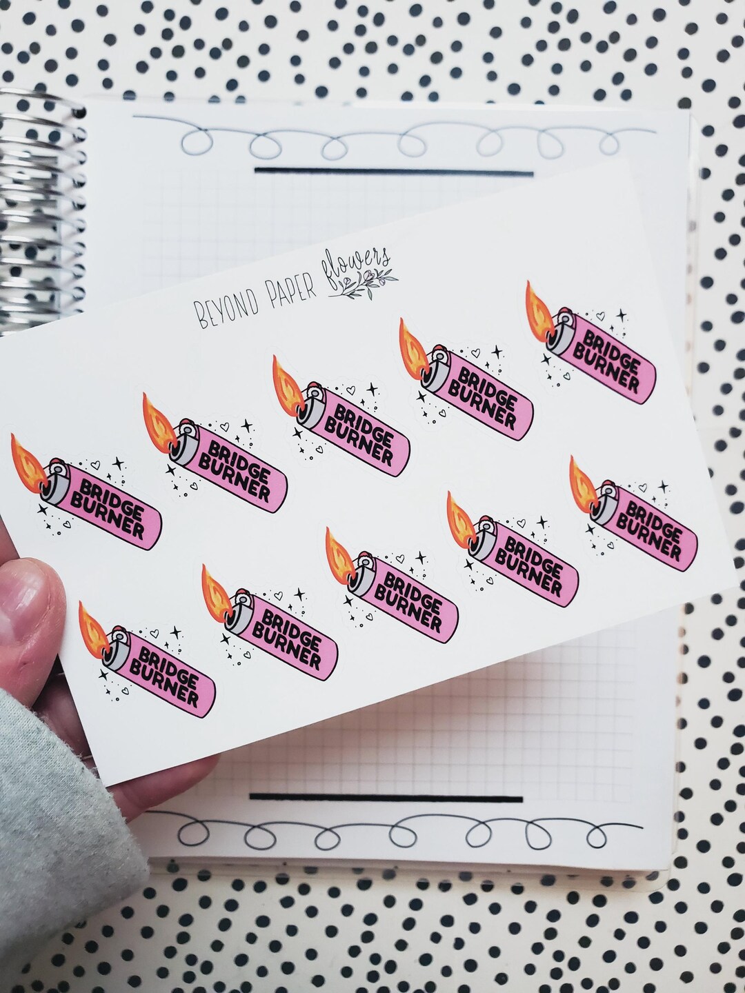 Bridge Burner Sticker Sheet - Etsy