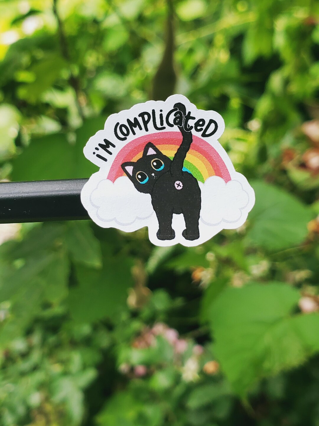 I'm Complicated Cat Deco Stickers - Etsy